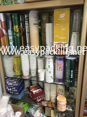 Automatic tea cup filling and packing machine