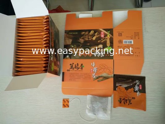 High speed automatic inner and outer small tea bag machine of packing machine