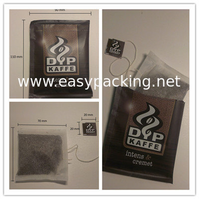 automatic filter bag coffee packing machine with thread and tag and envelop