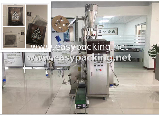 automatic filter bag coffee packing machine with thread and tag and envelop