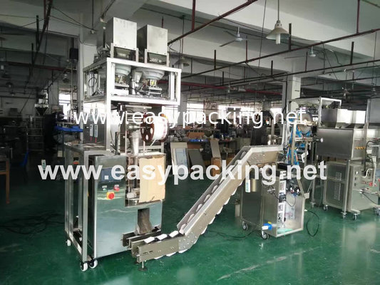 Automatic Tea Bag Packing Machine(Fliter Paper With String & Tag Then Into Outer Envelope)