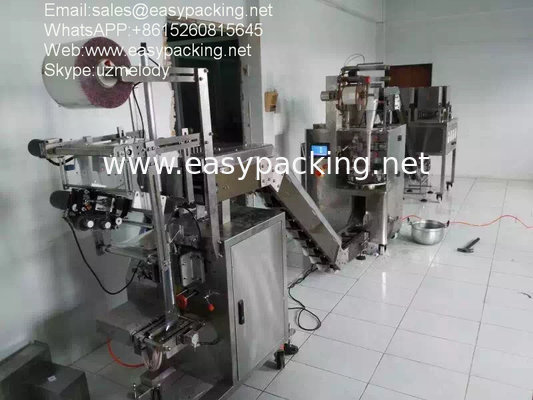 stainless pillow tea/coffee/filter bag/sachet filling packing machine of automatic