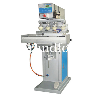 high speed pneumatic 4-color digital  pad printing machine with shuttle for toys printing