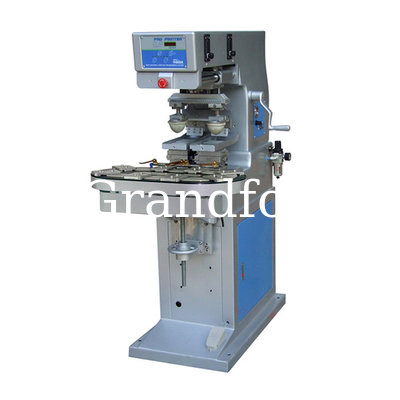 low cost air pressure shoes two color pad printing with conveyor