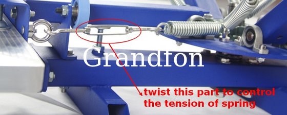 4-1 entry level single wheel carousel silk screen printing press for t-shirts printing