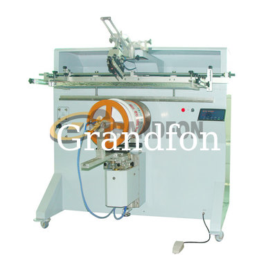 YZ-600R round plastic bucket tub semi-automatic silk screen printing machine