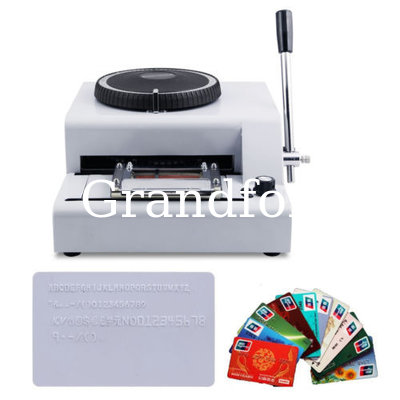 2016 new hot sale low price manual credit card embossing machine