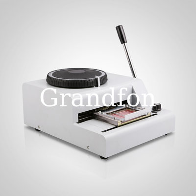 2016 new hot sale low price manual credit card embossing machine