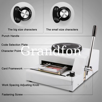 2016 new hot sale low price manual credit card embossing machine