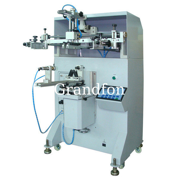 YZ-400R  air pressure plastic cups oil filter round shape screen printing machine for sale
