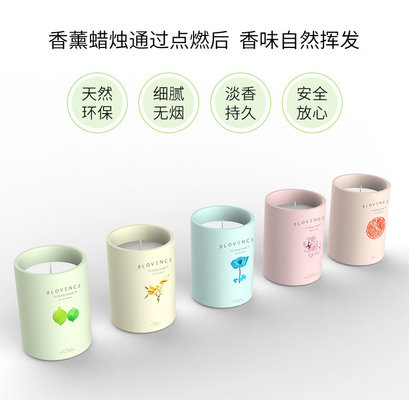 Beautiful Life Scented Pillar Candle 60g Smokeless For Indoor Unique Fragrances supplier