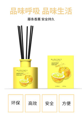 Room Fragrance Reed Diffuser JOYFUL 200ml Female Fruity Daily FOB supplier