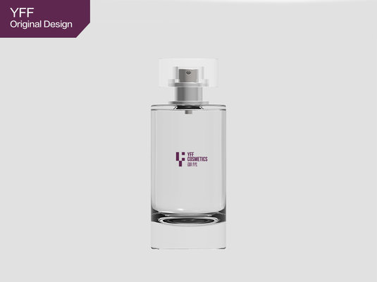 Crystal Clear Empty Glass Perfume Bottles , Glass Perfume Atomiser Bottles 100ml supplier