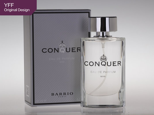 Popular Mens Perfume BARRIO PARIS CONQUER Men’s Perfume 50ml MALE Fougère FOB supplier