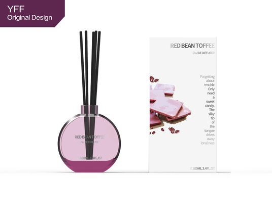 Room Fragrance Reed Diffusers Delicious Food Red Bean Toffee 100ML FEMALE Gourmand FOB supplier