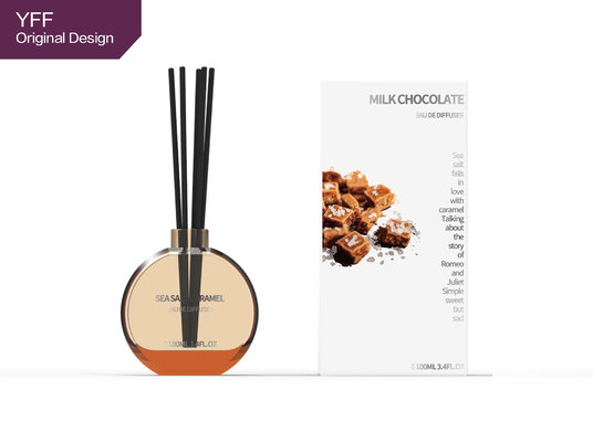 Room Fragrance Reed Diffusers Delicious Food Sea Salt Caramel 100ML FEMALE Floral Fruity FOB supplier