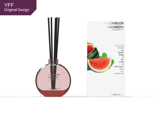 Room Fragrance Reed Diffusers Delicious Food Watermelon Macarons 100ML FEMALE Floral Green FOB supplier