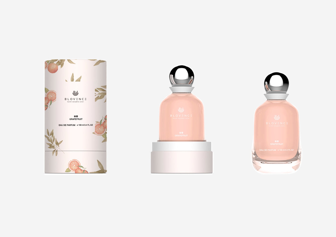 Elegant Scent Private Label Perfume Citrus Aromatic Fresh And Pinky Colors supplier
