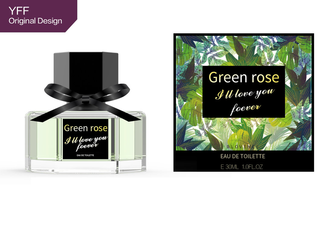 Eau De Toilette Perfume Garden Green Rose 30ML FEMALE Floral Fruity FOB supplier