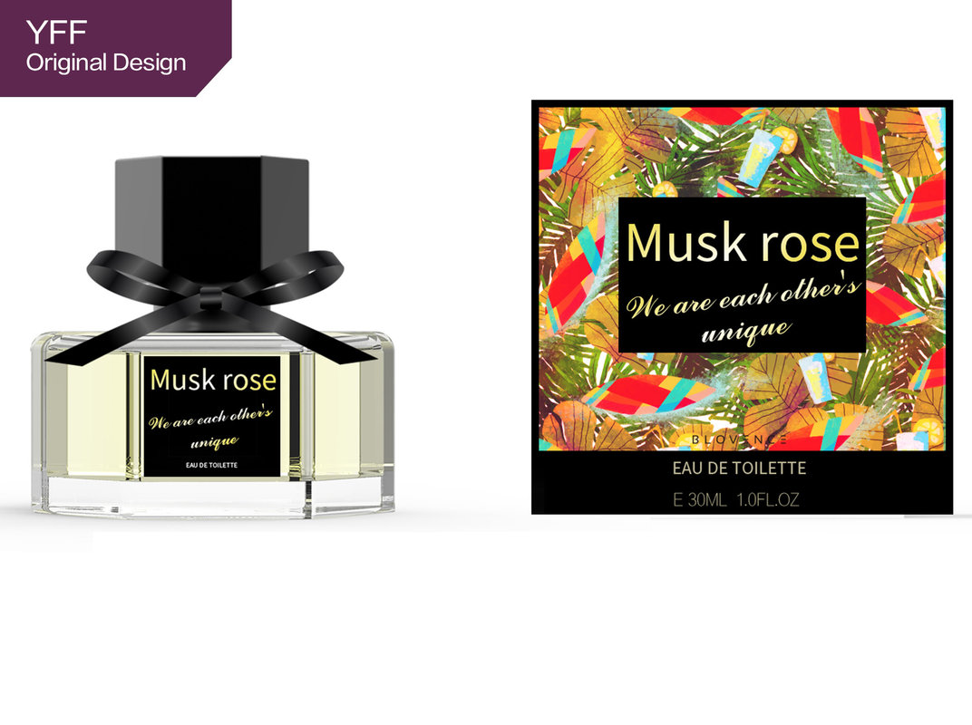 Eau De Toilette Perfume Garden Musk Rose 30ML FEMALE Floral Woody FOB supplier