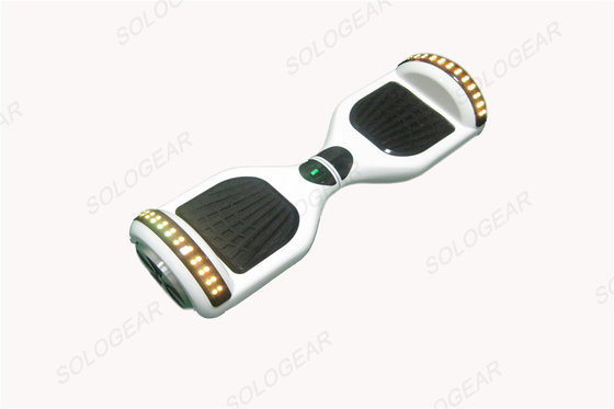 white Portable 2 Wheel hoverboard electric Battery Operated For Children with LED and bluetooth
