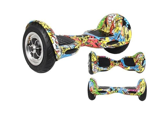 Black 10 inch 2 Wheel hoverboard electric Scooter Electrical Smart Drift Scooter