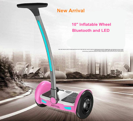 Samsung Powered 10 Inch 2  Wheel Self Balancing Scooter With Hand Bar