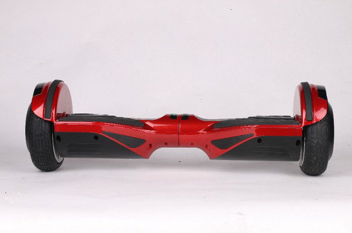 Red Stand Up Motorized 2 Wheel Self Balancing Scooter 1.5h Charge Time