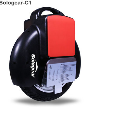 Black 14'' Self Balancing Electric Unicycle 1 Wheel For City Commute