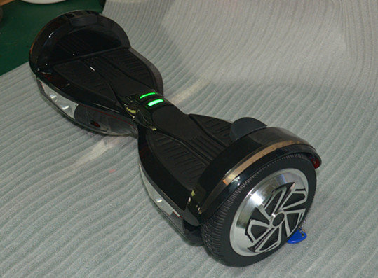 Black Self Two Wheel Electric Balance Board Stand On Lightweight
