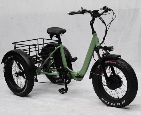 20*4.0 Electric Three Wheel Fat  CargoBicycle