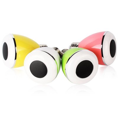 China Dimmable Bluetooth Music Light Bulb Aluminum Cover For LED Heat Releasing supplier