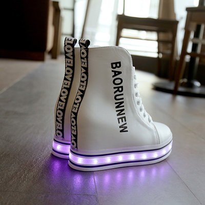 China Fast Moving Led Glow Product optical texture shoes supplier