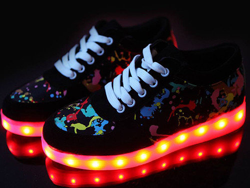 China Fashion Christmas Present Led USB Shoes supplier