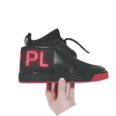 China Black / White LED Display Shoes Message And Photo Displaying Built - In Lithium Batteries supplier