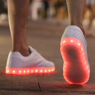 Customizable Led Shoes App Control , Light Up Tennis Shoes For Adults supplier