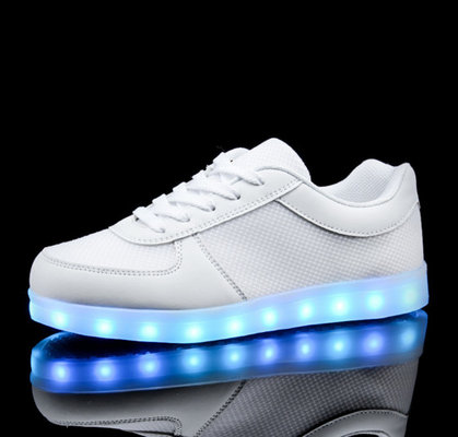 DIY Rechargeable LED Light Up Sneakers Photo Showing Message Displaying supplier