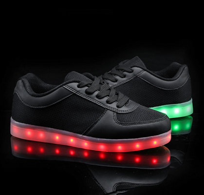 DIY Rechargeable LED Light Up Sneakers Photo Showing Message Displaying supplier