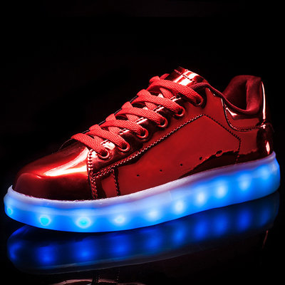 Endurable Adult Light Up Shoes , Sneakers With Light Up Soles Wear - Resistant supplier