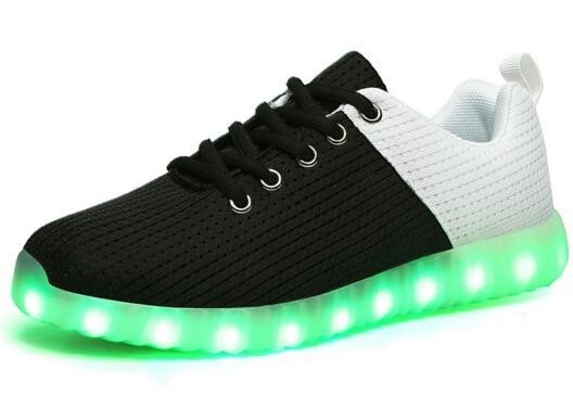 Endurable Rechargeable LED Sneakers Electronics Light Up Shoes With Led Lamp supplier