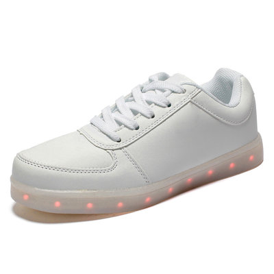 Android Phone App Control White Light Up Shoes , Teenager Tennis Shoes With Lights supplier