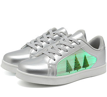 Adult Light Up Shoes With Led Display  , App Control Custom Led Shoes supplier