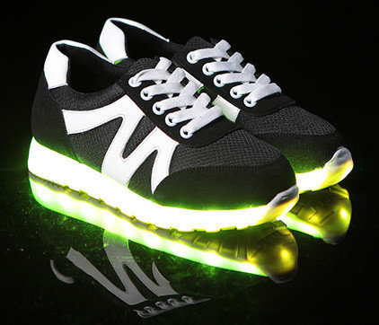 Shoes With Led Flashing Light and color flashing led shoes supplier