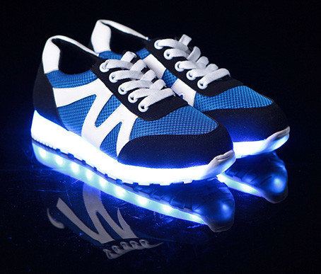 Shoes With Led Flashing Light and color flashing led shoes supplier