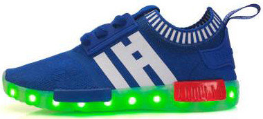 Children Toddler Boy Light Up Shoes , USB Rechargeable Lighted Tennis Shoes supplier