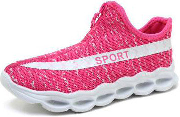 Adult Casual Womens Light Up Shoes Non - Slip , Pink Red Rechargeable LED Shoes supplier