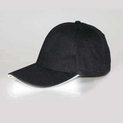 Cotton Custom Led Light Up Baseball Cap  , Breathable Flashing Led Baseball Cap supplier