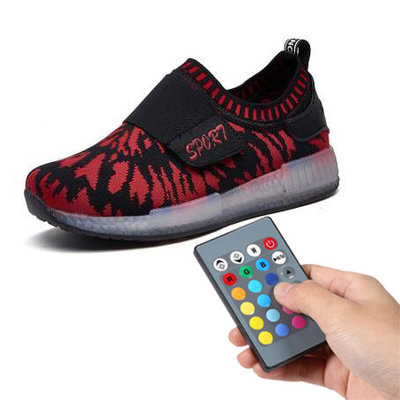 Rechargeable Luminous Led Light Up Shoes , Simulation Led Light Up Sneakers supplier