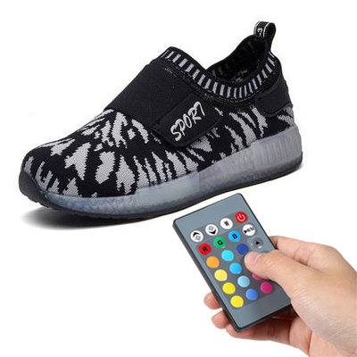 Rechargeable Luminous Led Light Up Shoes , Simulation Led Light Up Sneakers supplier