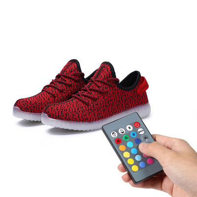 Night Jogging Remote Control LED Shoes Running Light Up Sneakers For Men supplier
